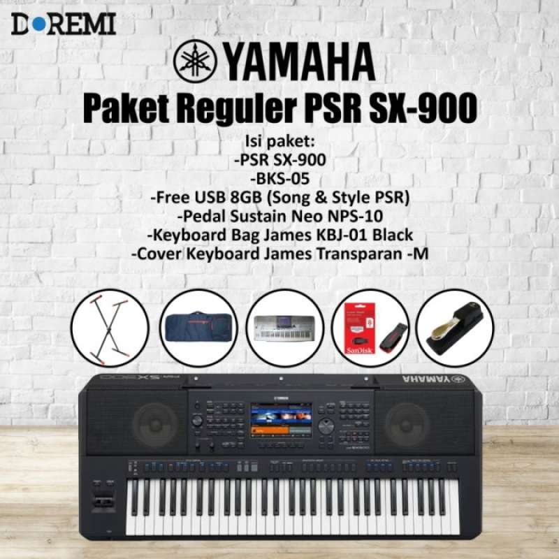 Promo Paket Reguler Keyboard Yamaha PSR SX-900 / Keyboard PSR SX-900 ...