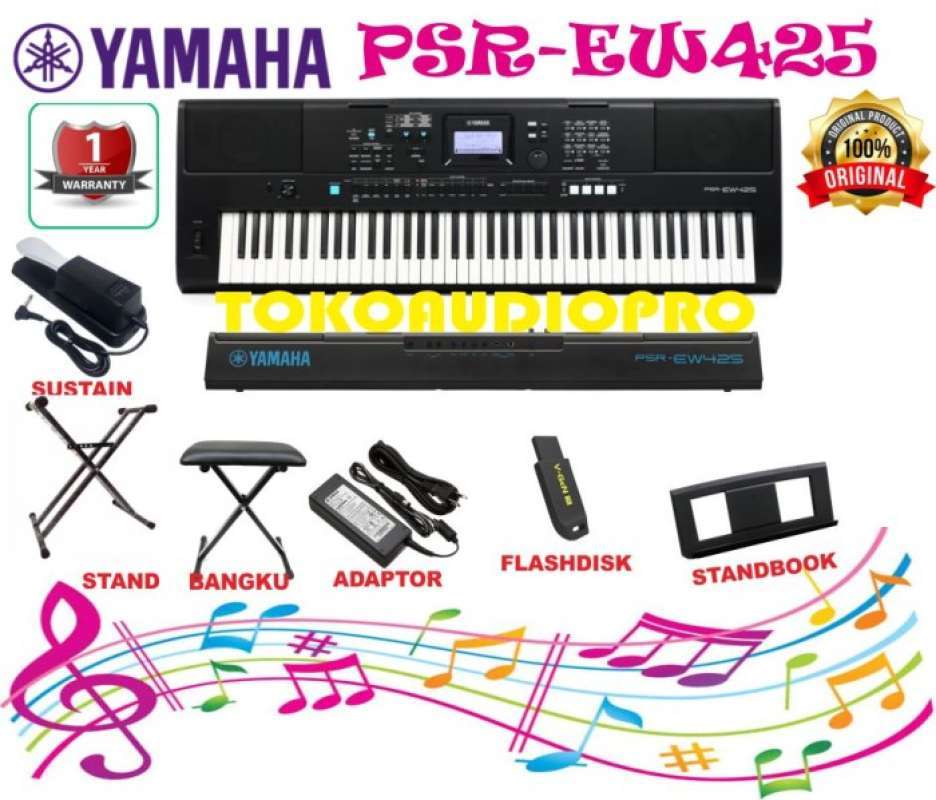 Jual Yamaha Psr-ew425 76-key Arranger Keyboard Paket Di Seller Gamelan ...