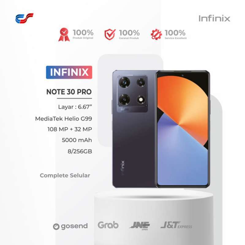 Promo Infinix Note 30 Pro 8/256GB - Mediatek MT8781 Helio G99 (6nm) 5000 mAh Diskon 5% di Seller ...