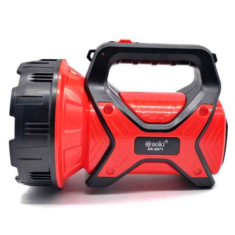 Jual Aoki Senter Tangan Led Lampu Emergency Rechargeable Besar Terang ...