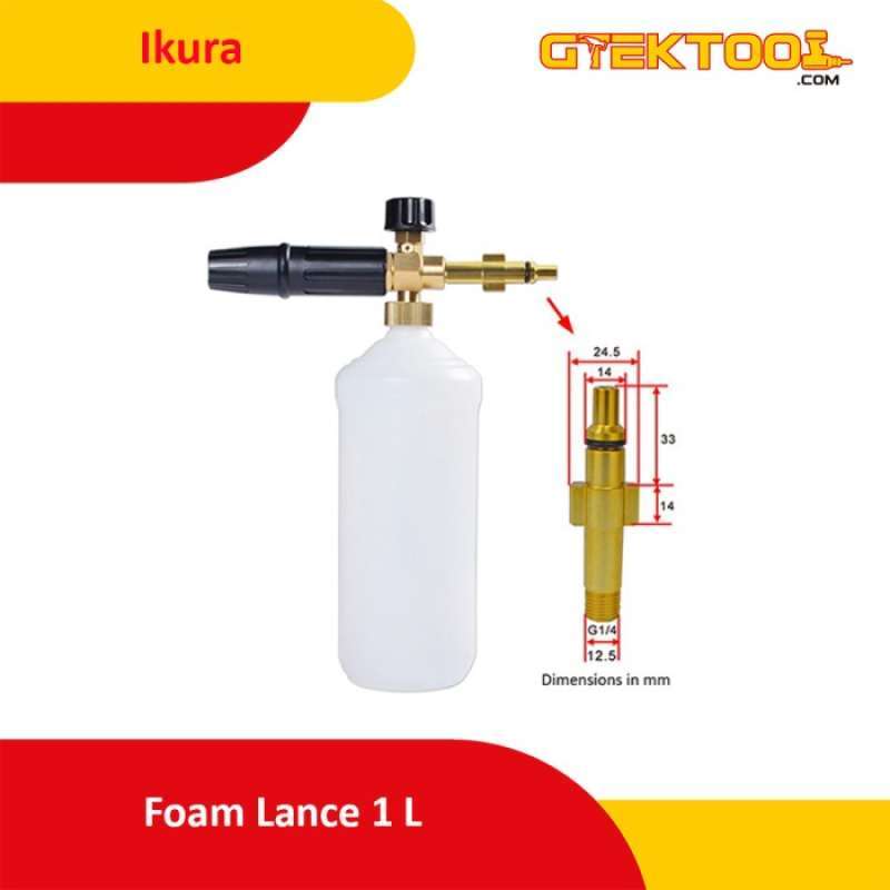 Jual Foam Lance Alat Snow Wash Salju Jet Cleaner Benz Krisbow Hyundai ...