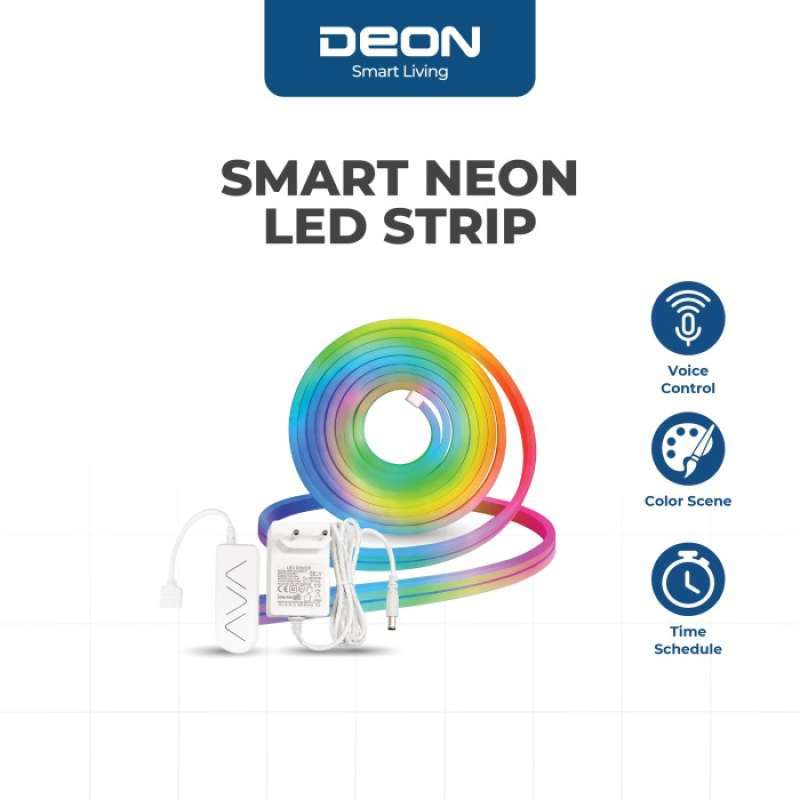 Promo Deon Smart Neon Led Strip 5M With Adaptor Diskon 15% di Seller AM ...