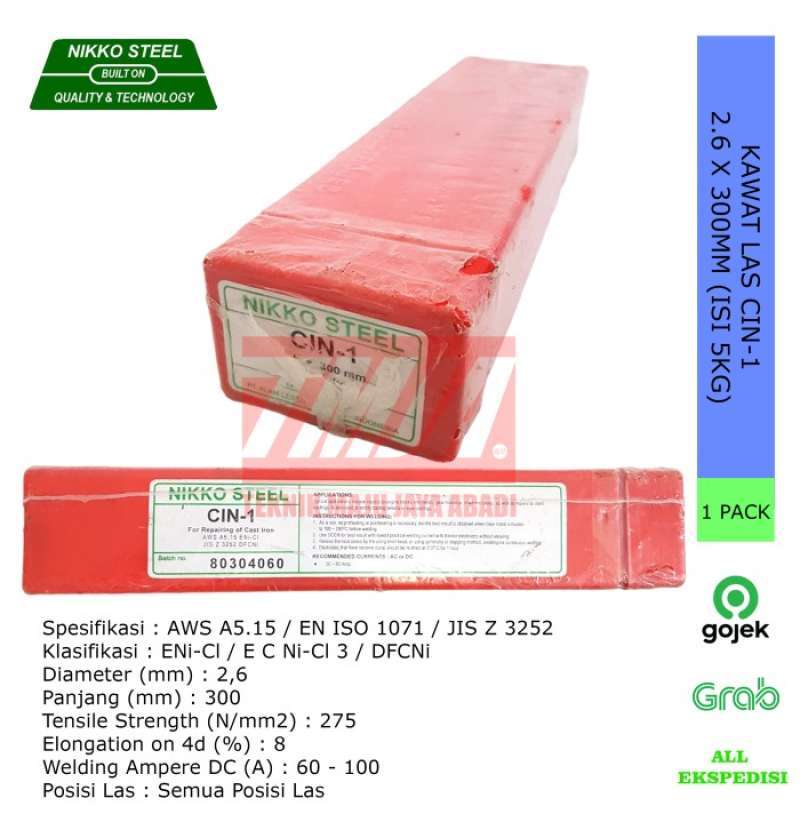 Jual Nikko Steel Kawat Las Cin1 Cin-1 2.6mm X 300mm Di Seller Mba Ayu - Tugu Selatan, Kota ...