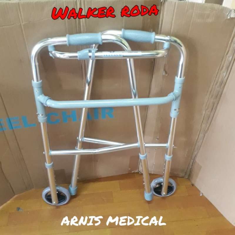 Promo Tongkat Walker Roda Lipat,Alat Bantu Jalan Diskon 23% di Seller ...