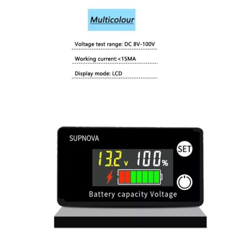 Jual Supnova Battery Voltage & Capacity Indicator 12v-100v Di Seller ...