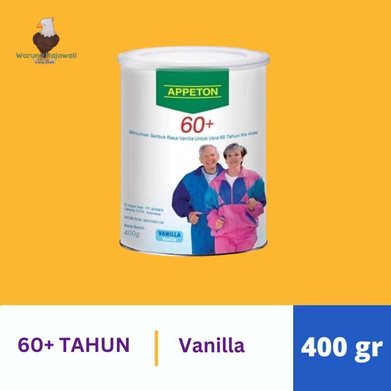 Promo Appeton 60+ Vanila 400 Gram Vanilla Diskon 11% Di Seller Warung ...