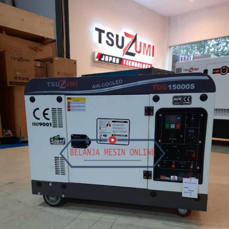 Jual Genset Silent 15 Kva 1 Phase Tsuzumi TDG 15000S Japan Technology di Seller Belanja Mesin ...