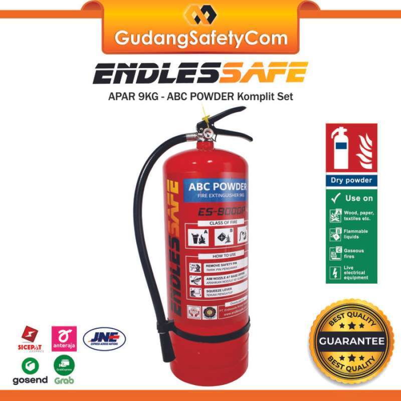 Promo Apar 9kg Isi Abc Powder Komplit Set /fire Extinguisher/ Tabung ...