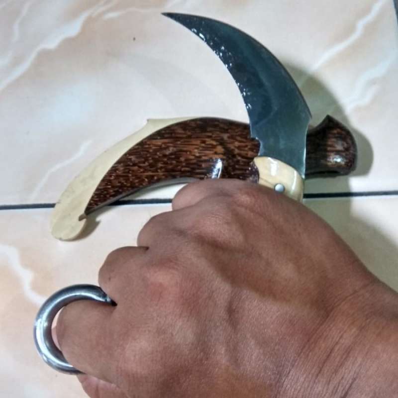 Promo Karambit Tradisional Tajam - Kerambit Kayu - Silat - Tactical - Armyy Diskon 23% di Seller ...
