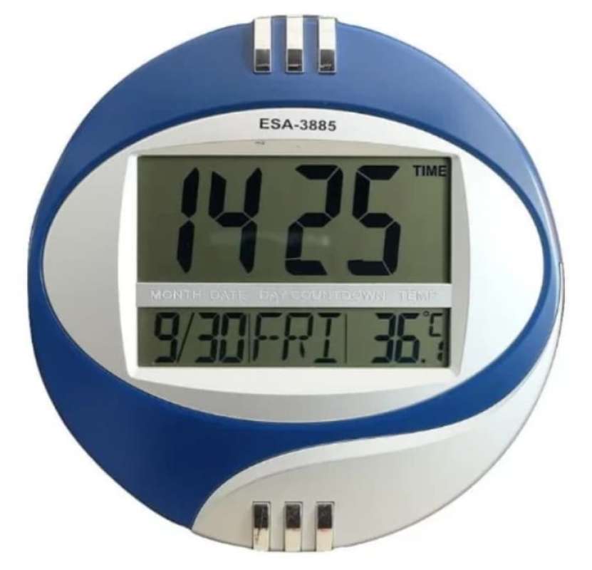 Promo Jam Digital Bisa Di Dinding Atau Di Meja Esa 3885 Diskon 23% di ...