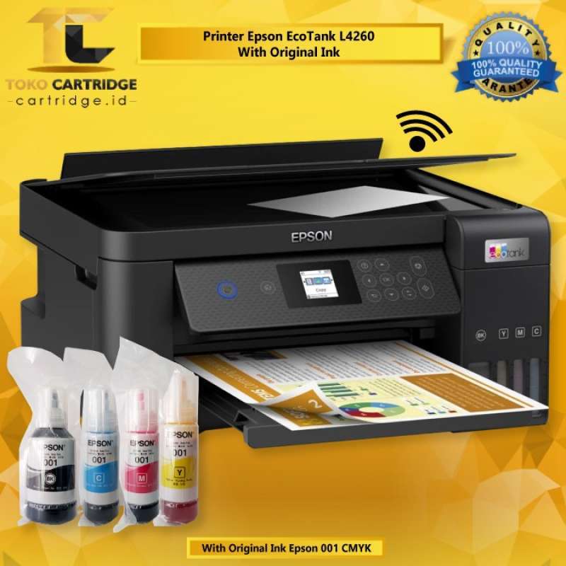 Promo Printer Epson Ecotank L4260 L 4260 A4 Wi-Fi Duplex All In One Ink ...