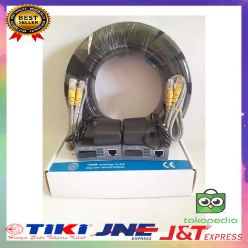 Promo Paket kabel fiber optik Fo precon drop core sc upc ftth 150 meter ...