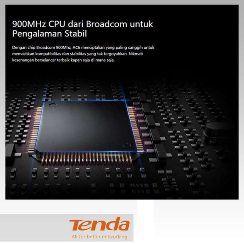 Promo Tenda Ac1200 Ac6 Ac 1200 Smart Dual Band Wireless Router Diskon ...