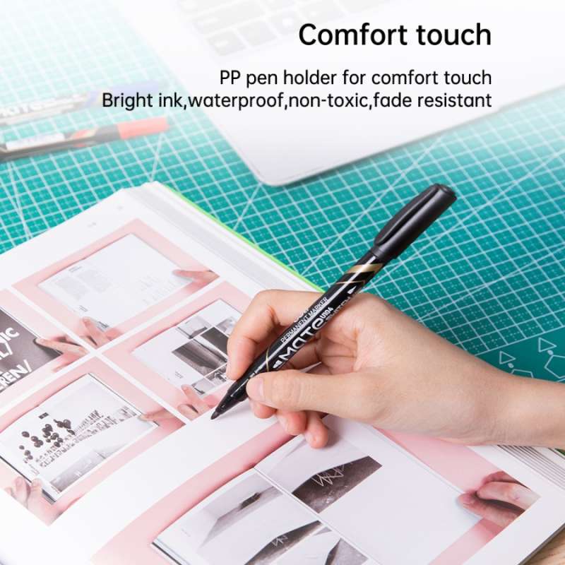 Jual Michiro Spidol Permanen / Spidol Merah / Spidol Hitam / Spidol 2 ...