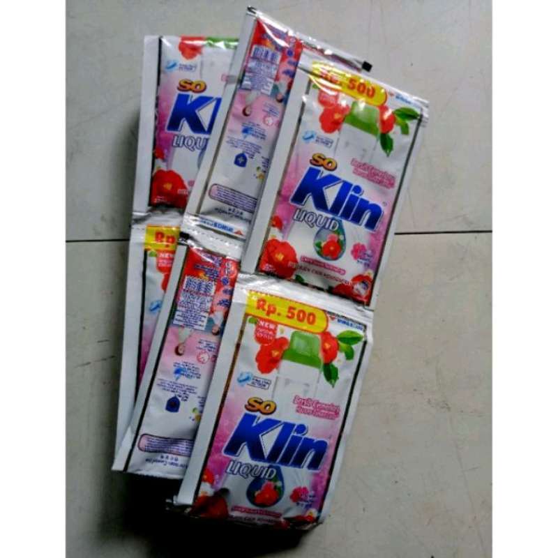 Jual So Klin Liquid Sachet 500 All Variant - Soft Di Seller Toko Sherly ...