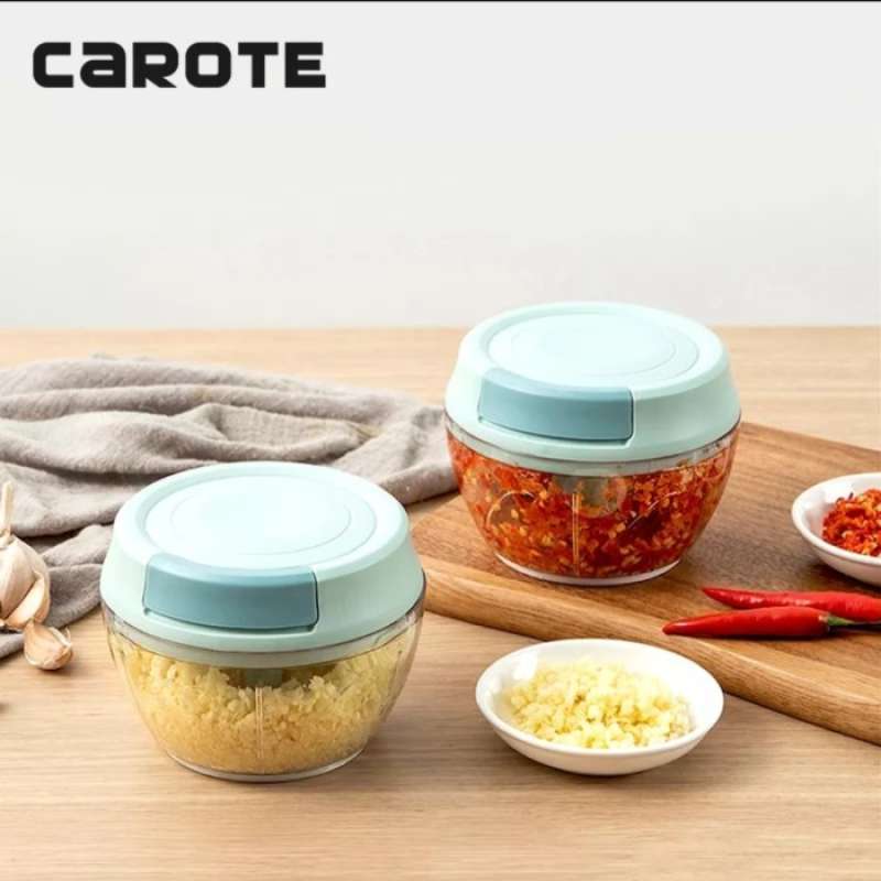 Promo Carote Chopper Multifungsional Food 500Ml - Blue Diskon 23% di ...