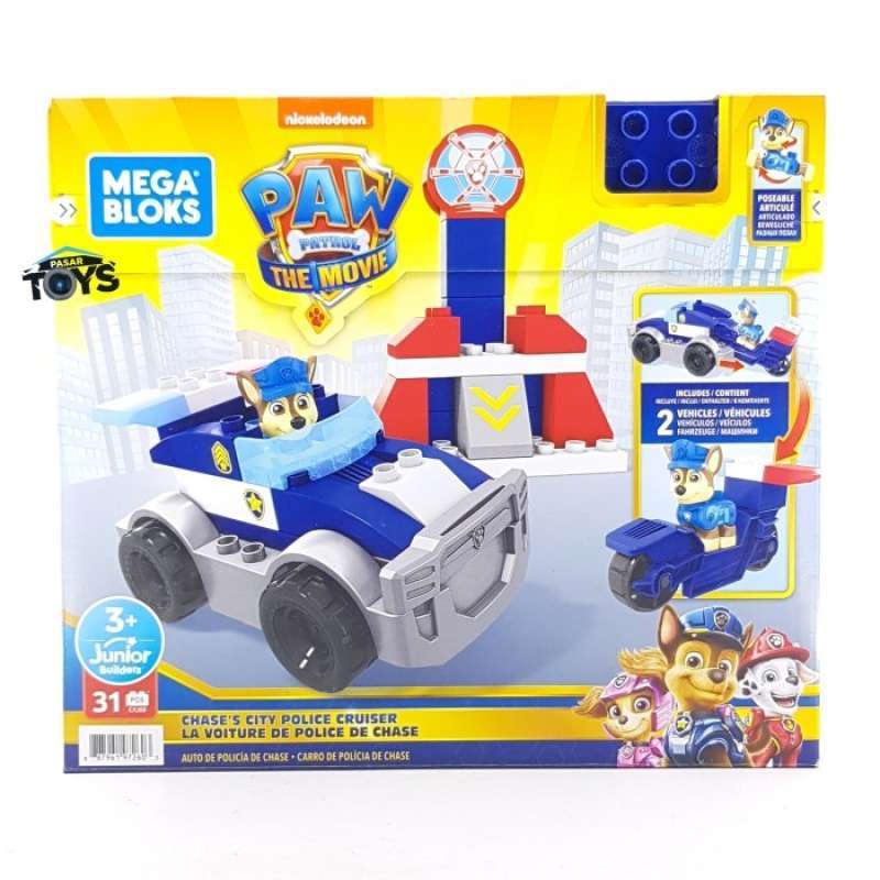 Promo Mega Bloks Paw Patrol The Movie Chase City Police Cruiser ...