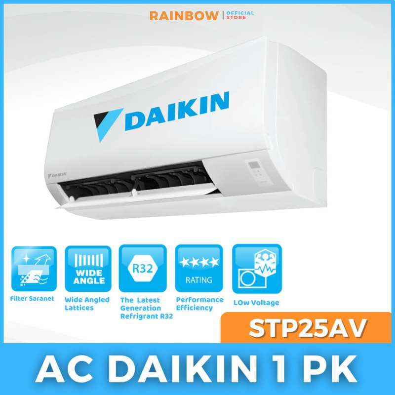 Jual Ac Daikin 1 pk STP25AV - low watt Refrigrant R32 di Seller RAINBOW ...