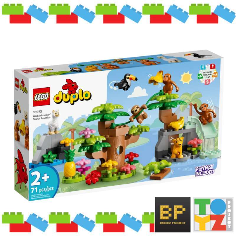 Jual Lego 10973 Duplo - Wild Animals of South America - Original di ...
