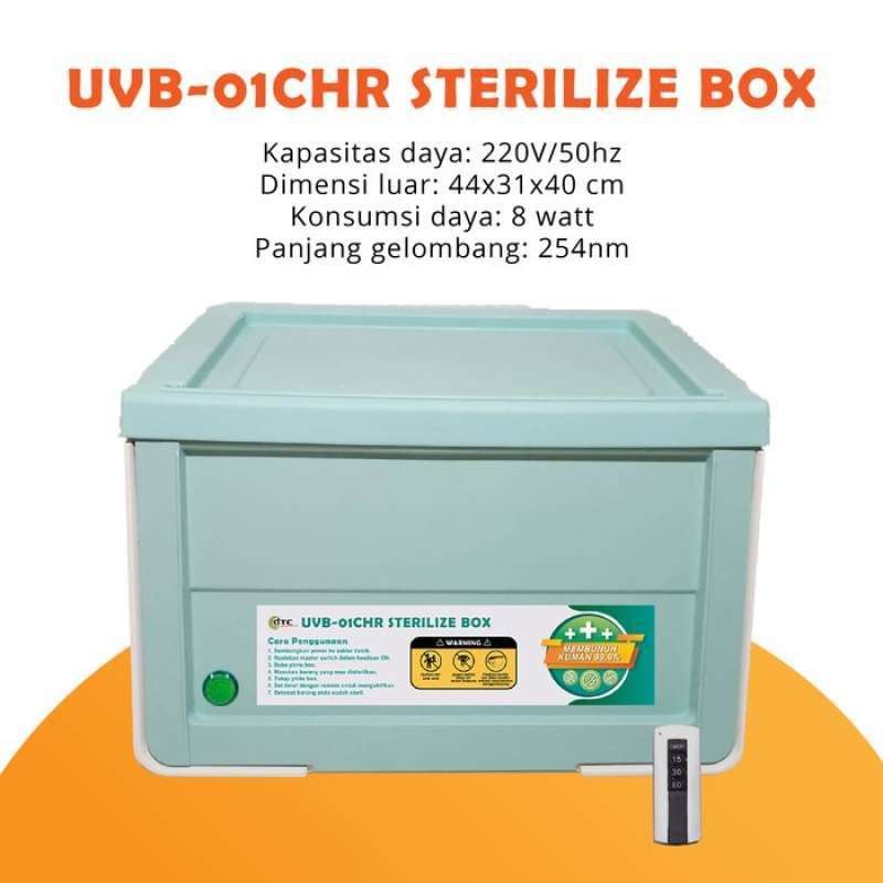 Promo Box Sterilisasi Uvc Ozone / Sterilizer Box With Uvc Lamp 8W - Warna Diskon 23% di Seller ...