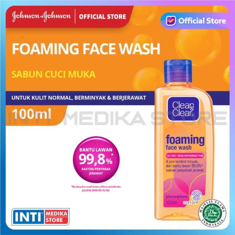 Jual Clean And Clear Sabun Cuci Muka Pencerah Wajah Berminyak