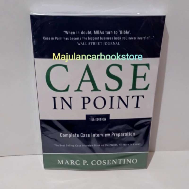 Promo Case In Point Complete Case Interview Preparation 11Th Edition ...
