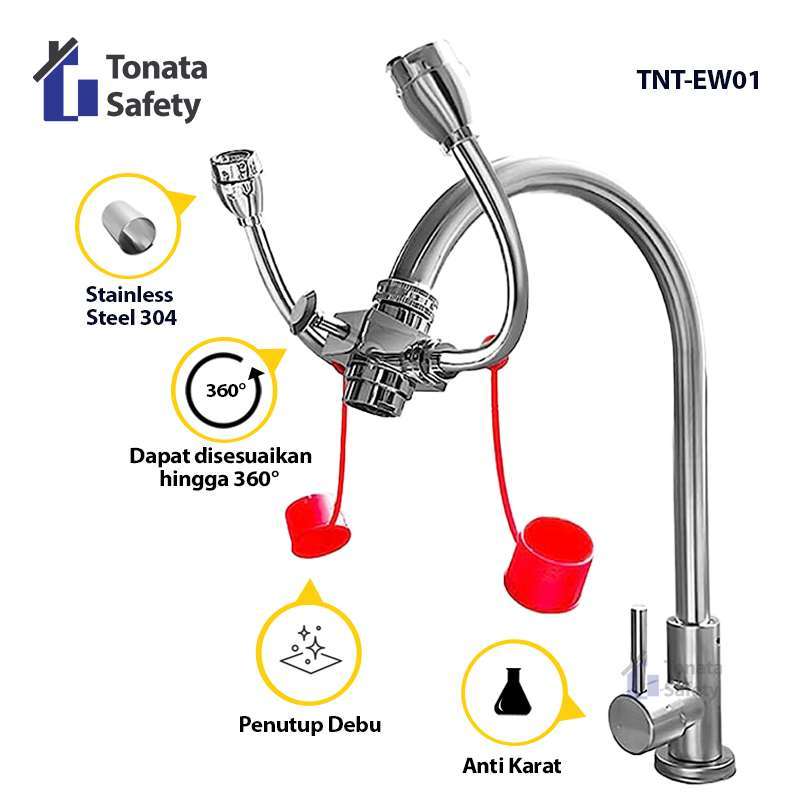 Jual Keran Eye Wash / Eyewash Sink / Faucet Kran Pencuci Mata di Seller ...