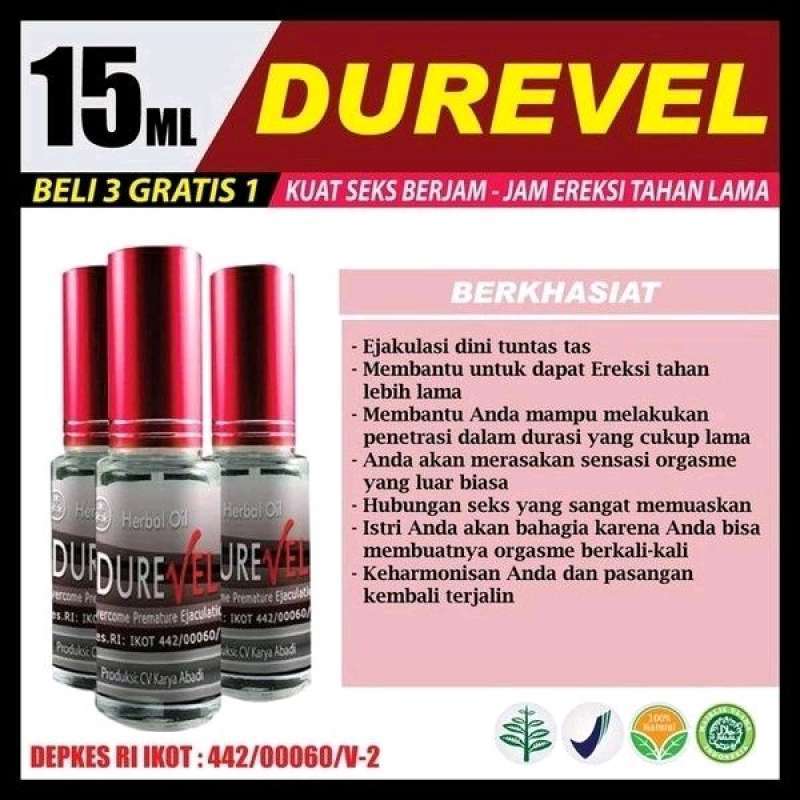 Promo Durevel spray asli original tahan lama pria terbaik Diskon 20% di Seller Herbal_import ...