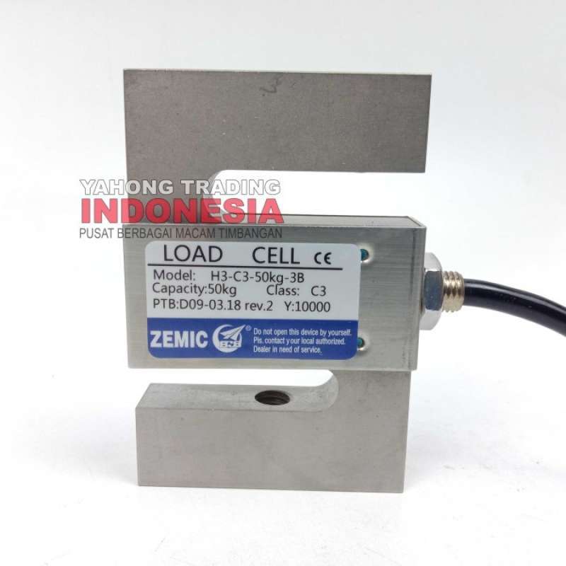 Promo Load Cell ZEMIC H3 C3 50kg Tipe S Loadcell Sensor Timbangan ...