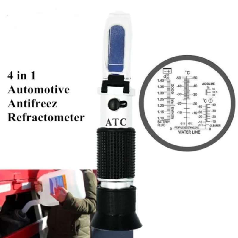 Promo Urea Glycol Refractometer Ethylena Concentration Meter Car ...