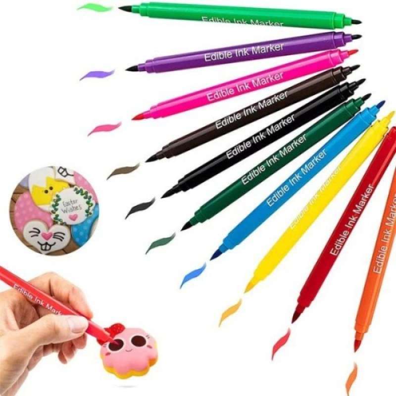 Jual Edible Food Pen Decorating Marker Spidol Pewarna Kue Halal Food ...