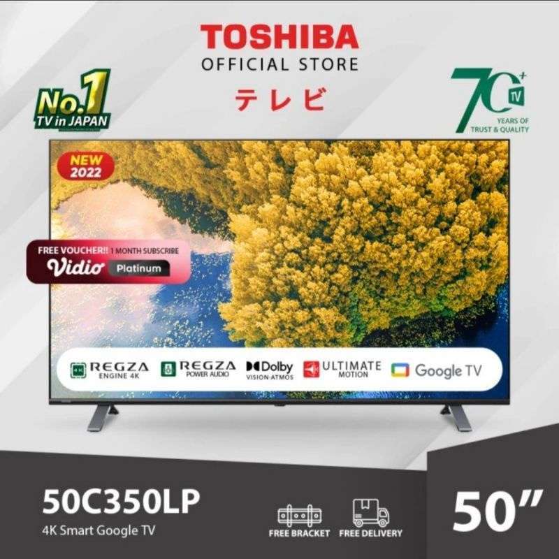 Jual Toshiba Tvmi - Led Tv 4k Uhd Hdr Smart Google Tv 50 Inch 50c350 / 50c350lp Di Seller Rinz ...