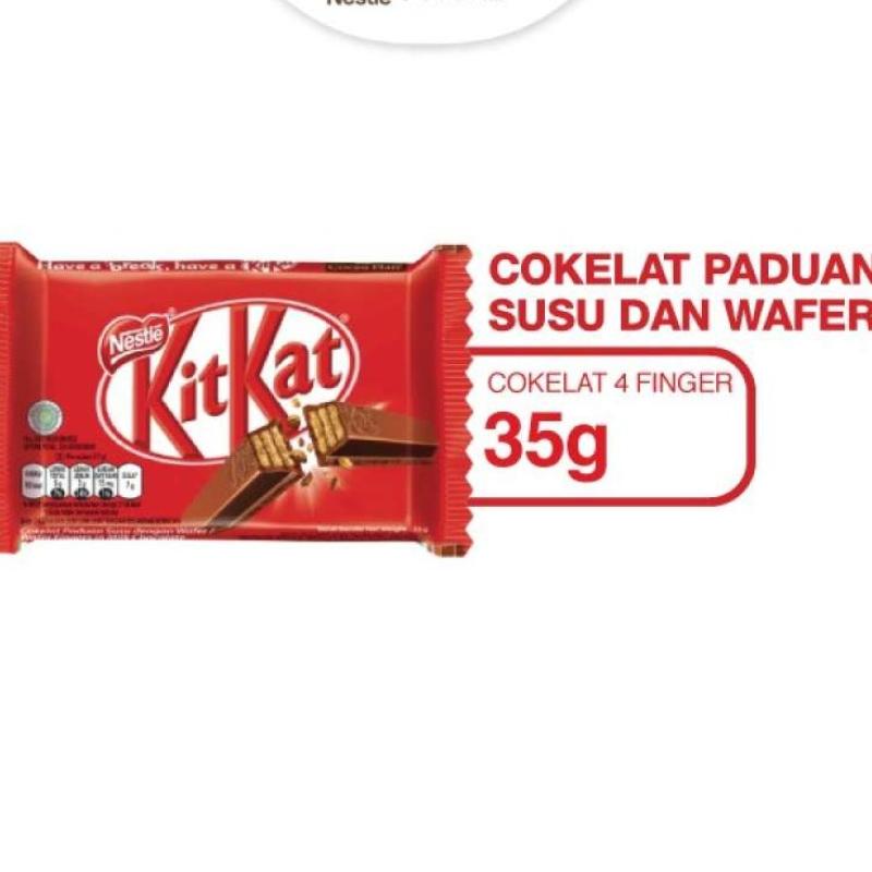 Promo KITKAT Coklat Wafer 4F 35G (1 Box Isi 24 Pcs) Diskon 23% di Seller GOLD STOREE - Kalibata ...