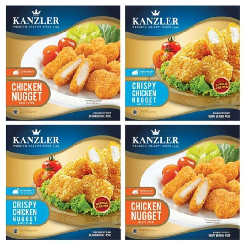 Promo Kanzler Nugget Crispy 450 Gram | Chicken Nugget Crispy Original ...