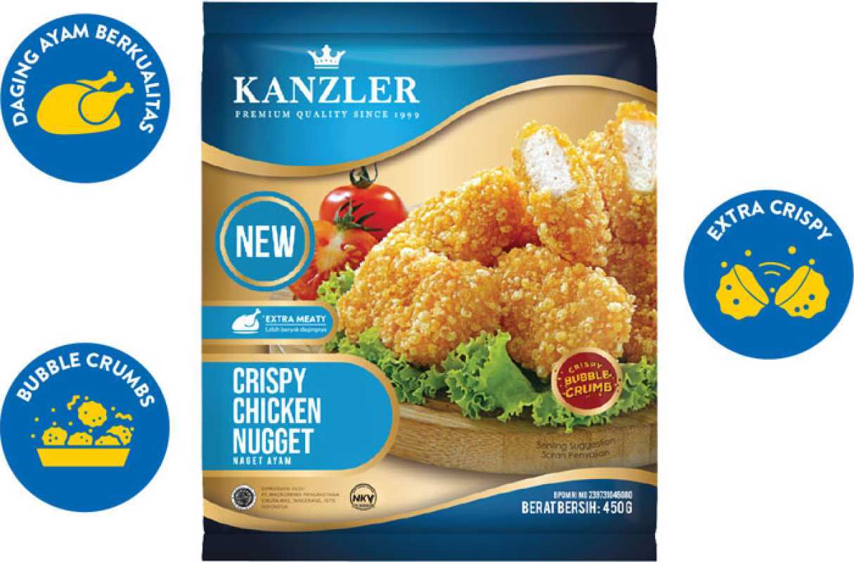 Promo Kanzler Nugget Crispy 450 Gram | Chicken Nugget Crispy Original ...