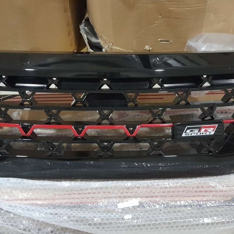 Jual GRILLE ALL NEW FORTUNER MODEL GR LIST MERAH di Seller Kresna Jaya ...