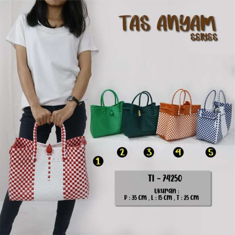 Jual Tas Anyam Model Anyaman Terbaru Plastik Jali Premium Murah ...