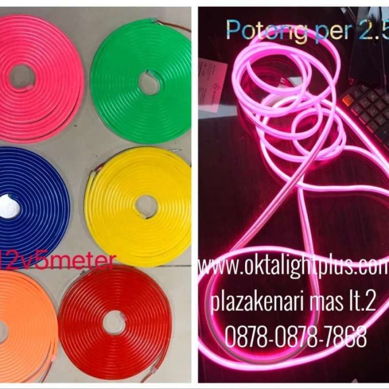 Promo Neon LED fleksibel neon flex 12 volt Diskon 23% di Seller Cuanz ...
