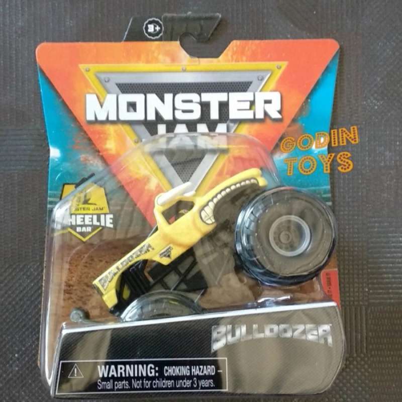 Promo Monster Jam Bulldozer Retro Rebels Trucks 2021 Wheelie Spin ...