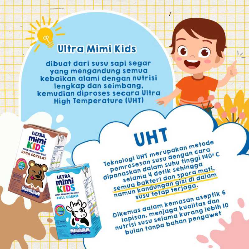 Promo Ultra Mimi Susu Uht 125ml Trial Package [paket Isi 8pcs] Diskon ...