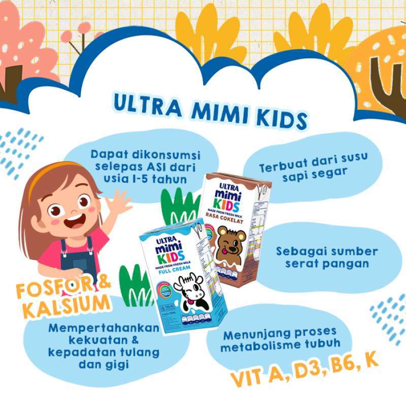 Promo Ultra Mimi Susu Uht 125ml Trial Package [paket Isi 8pcs] Diskon ...