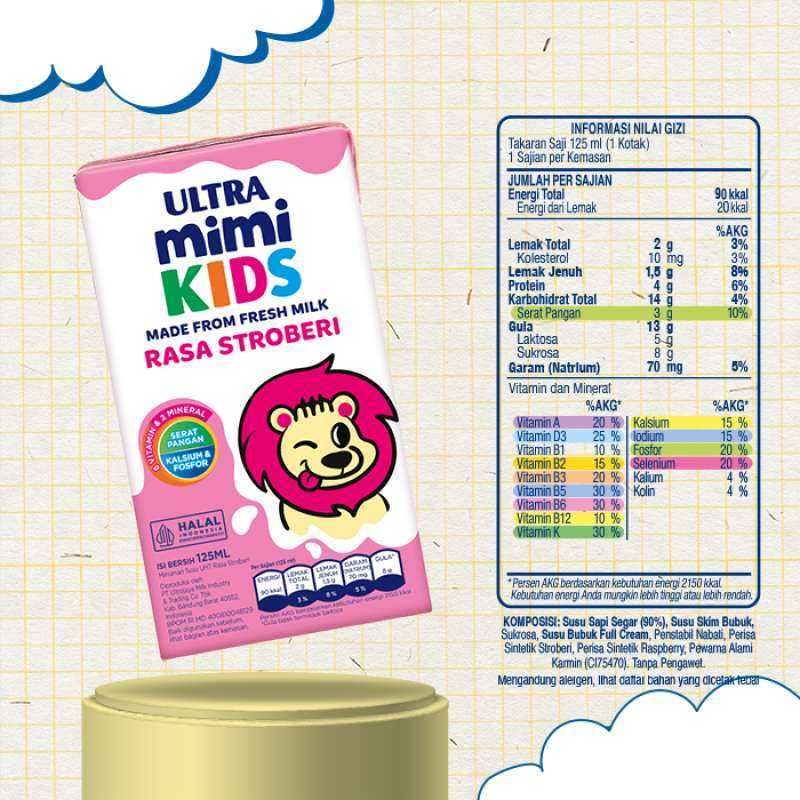 Promo Ultra Mimi Susu Uht 125ml Trial Package [paket Isi 8pcs] Diskon ...