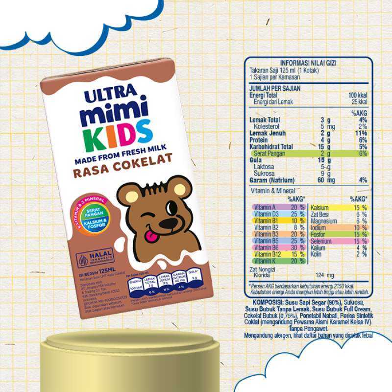 Promo Ultra Mimi Susu Uht 125ml Trial Package [paket Isi 8pcs] Diskon ...