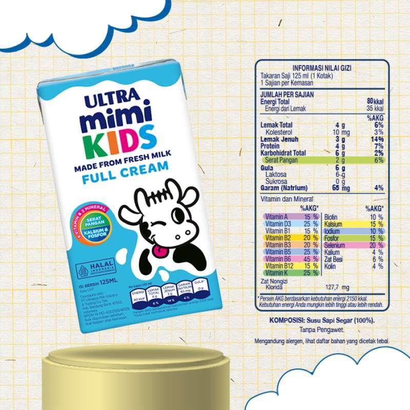 Promo Ultra Mimi Susu Uht 125ml Trial Package [paket Isi 8pcs] Diskon ...