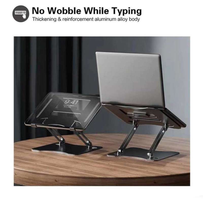 Jual Stand Laptop Holder Alas Laptop Alumunium Portable Adjustable ...