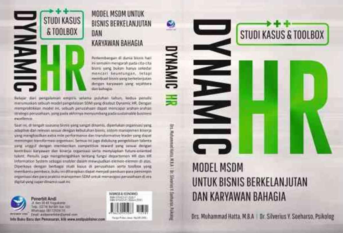 Jual Buku Dynamic Hr, Model Msdm Untuk Bisnis Berkelanjutan Dan ...