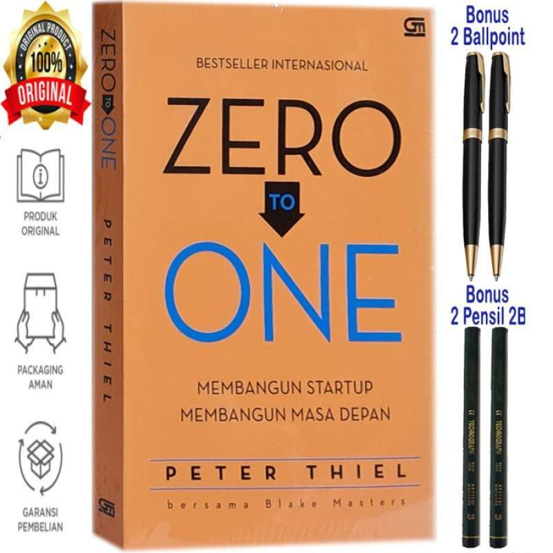 Promo Buku Zero To One - Membangun Startup Membangun Masa Depan - Original Diskon 30% di Seller ...