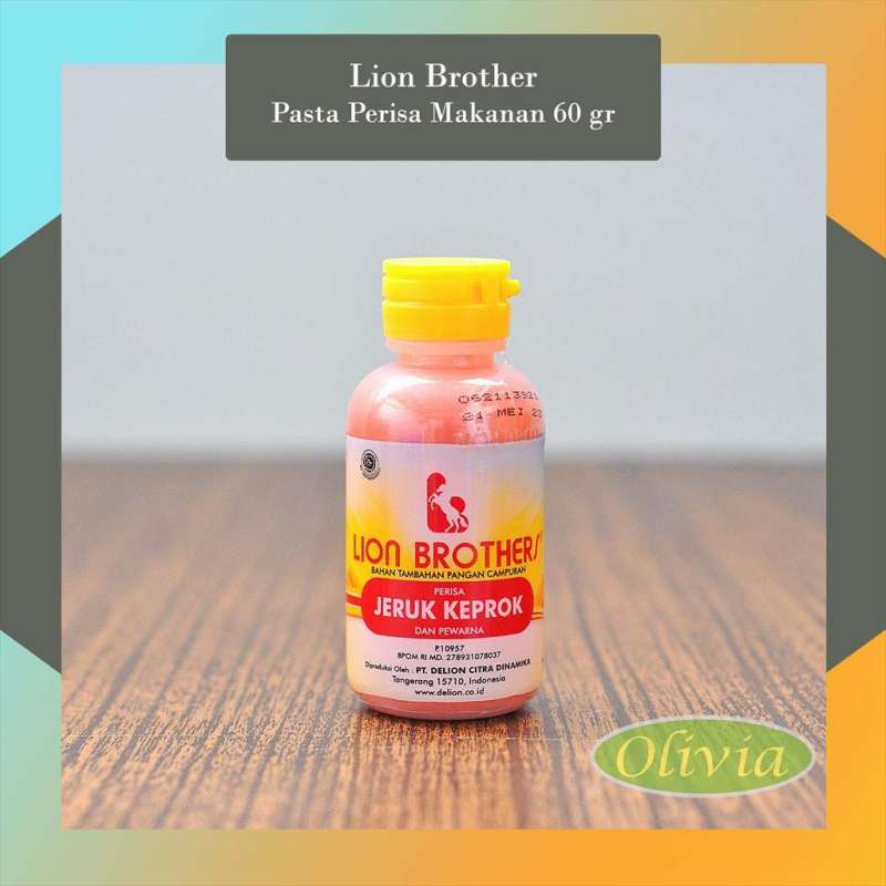 Jual Pasta Perisa Pewarna Makanan Lion Brothers 60g Varian 2.0 - Jeruk ...