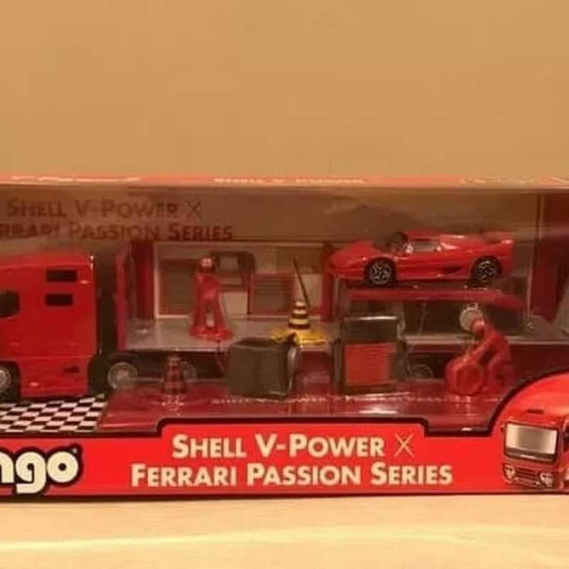 Promo Diecast Mobil Ferrari Shell By Burago Diskon 23% di Seller Puas ...