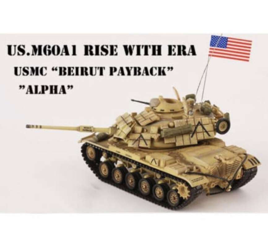 Promo Diecast Tank M60A1 Rise With Era Usmc Beirut Payback 1/72 By Pma ...